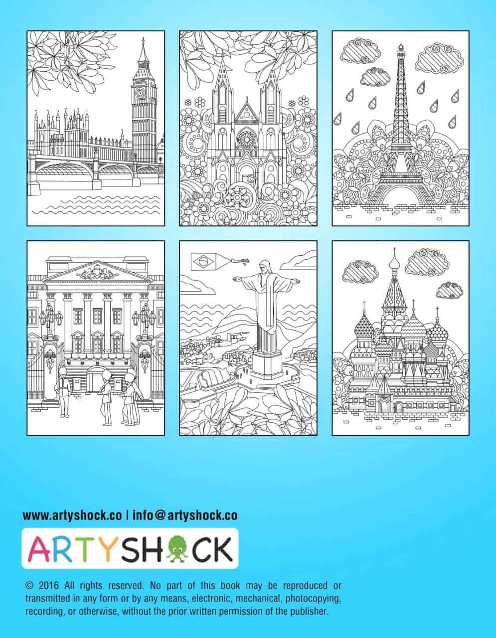 Creative Sights: Explore the World with Original Pages for Your Stress ...