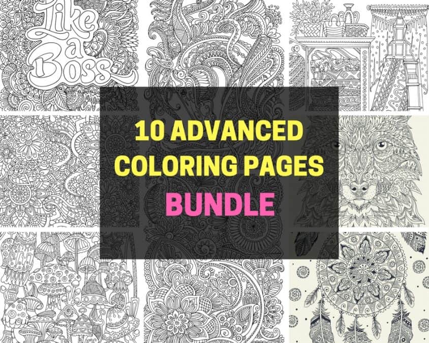 Best Advanced Coloring Pages for Adults – Favoreads Coloring Club