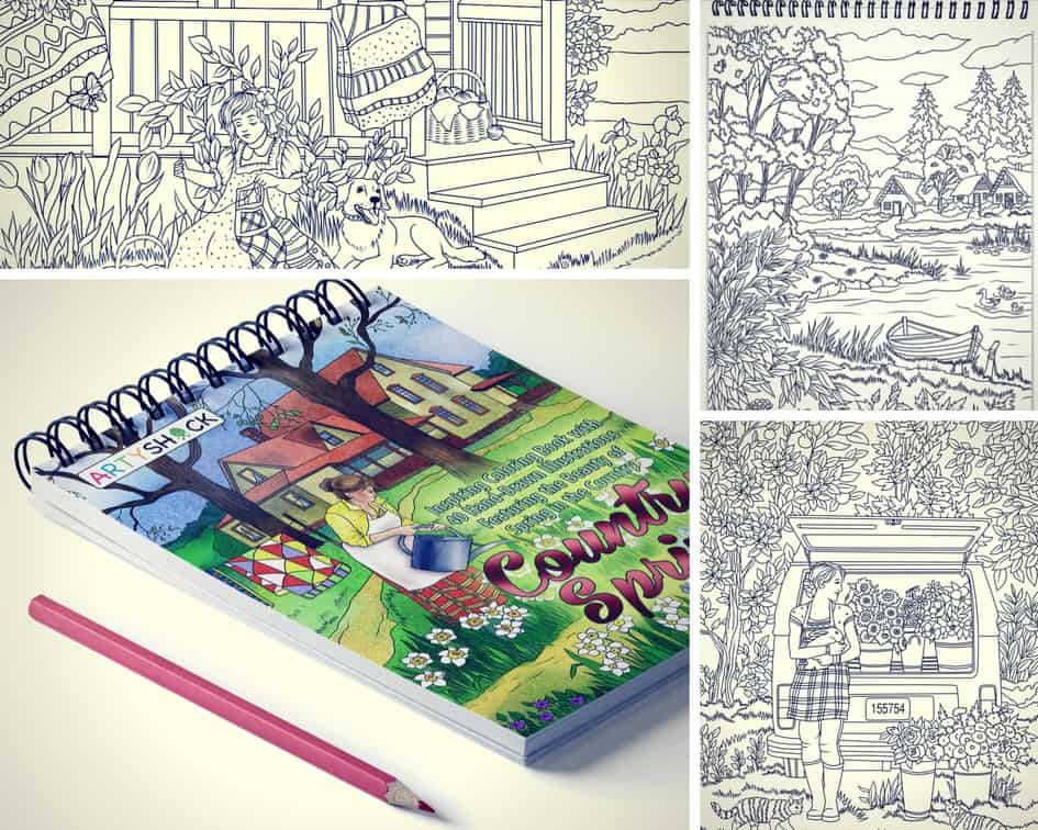 Best Adult Coloring Pages to Print Featuring Country Scenes and Nature ...