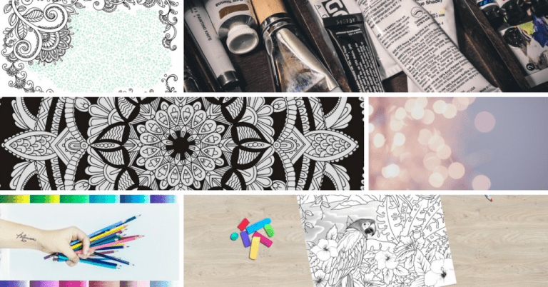 Top 6 Background Coloring Ideas to Make Your Colored Pages Stand Out ...