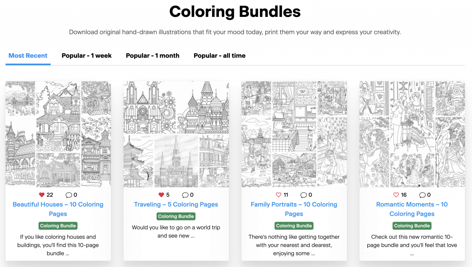 How to Download Printable Coloring Pages – Favoreads Coloring Club
